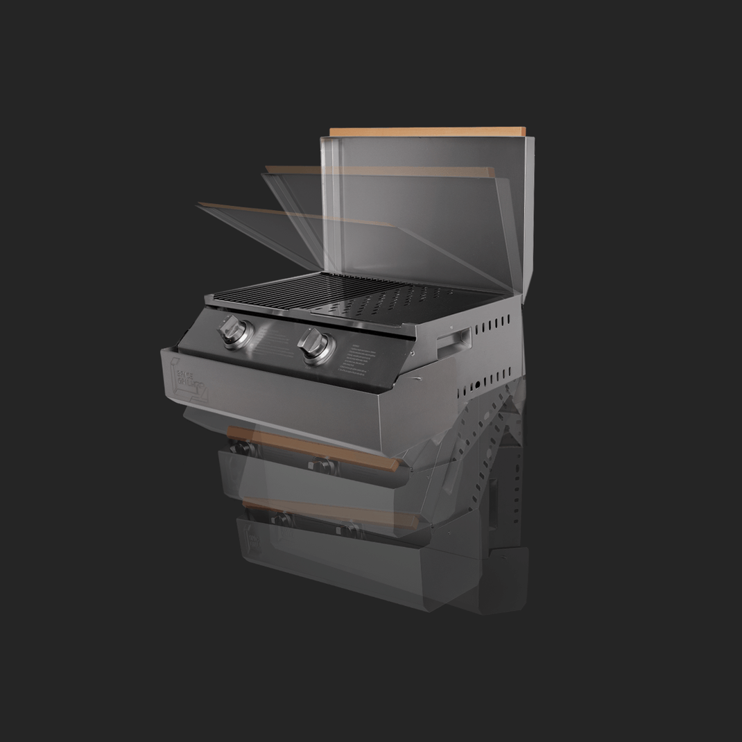 Space Grill - Award Winning Fold Out BBQ